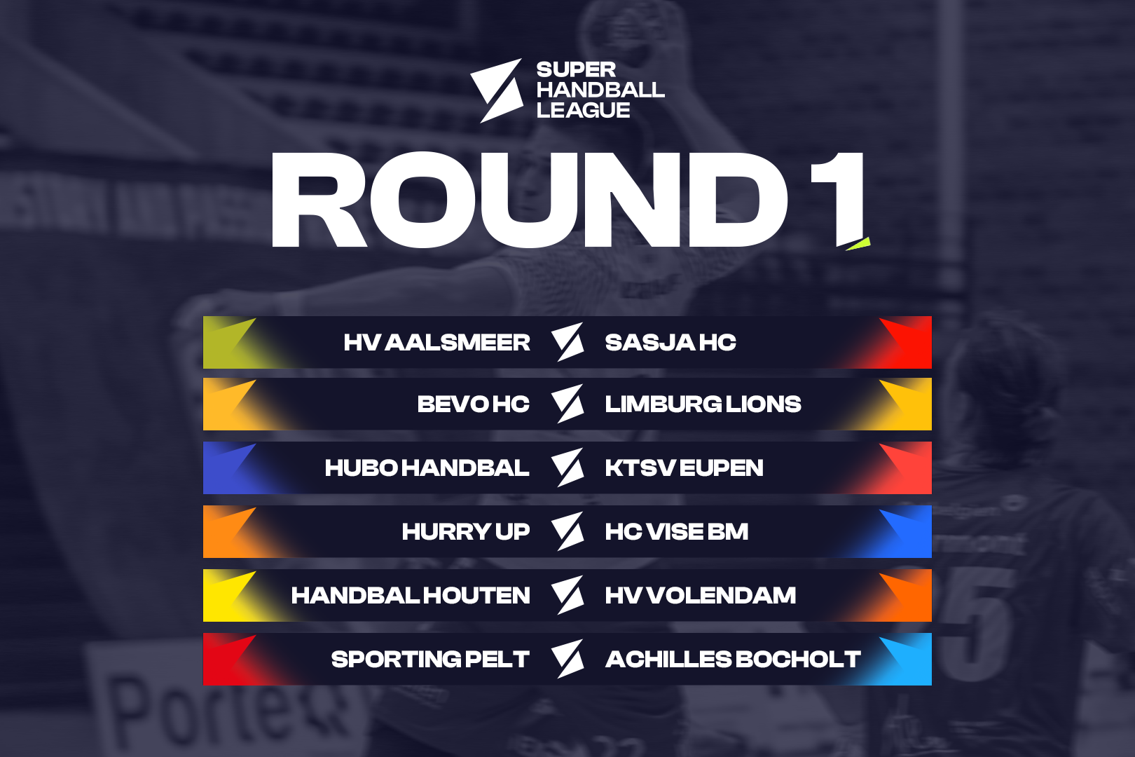 First round of SHL Games - Super Handball League